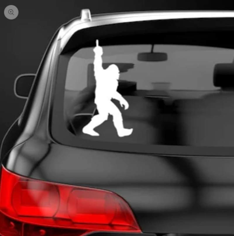 Bigfoot Flip Off Sticker – Soumora Brand