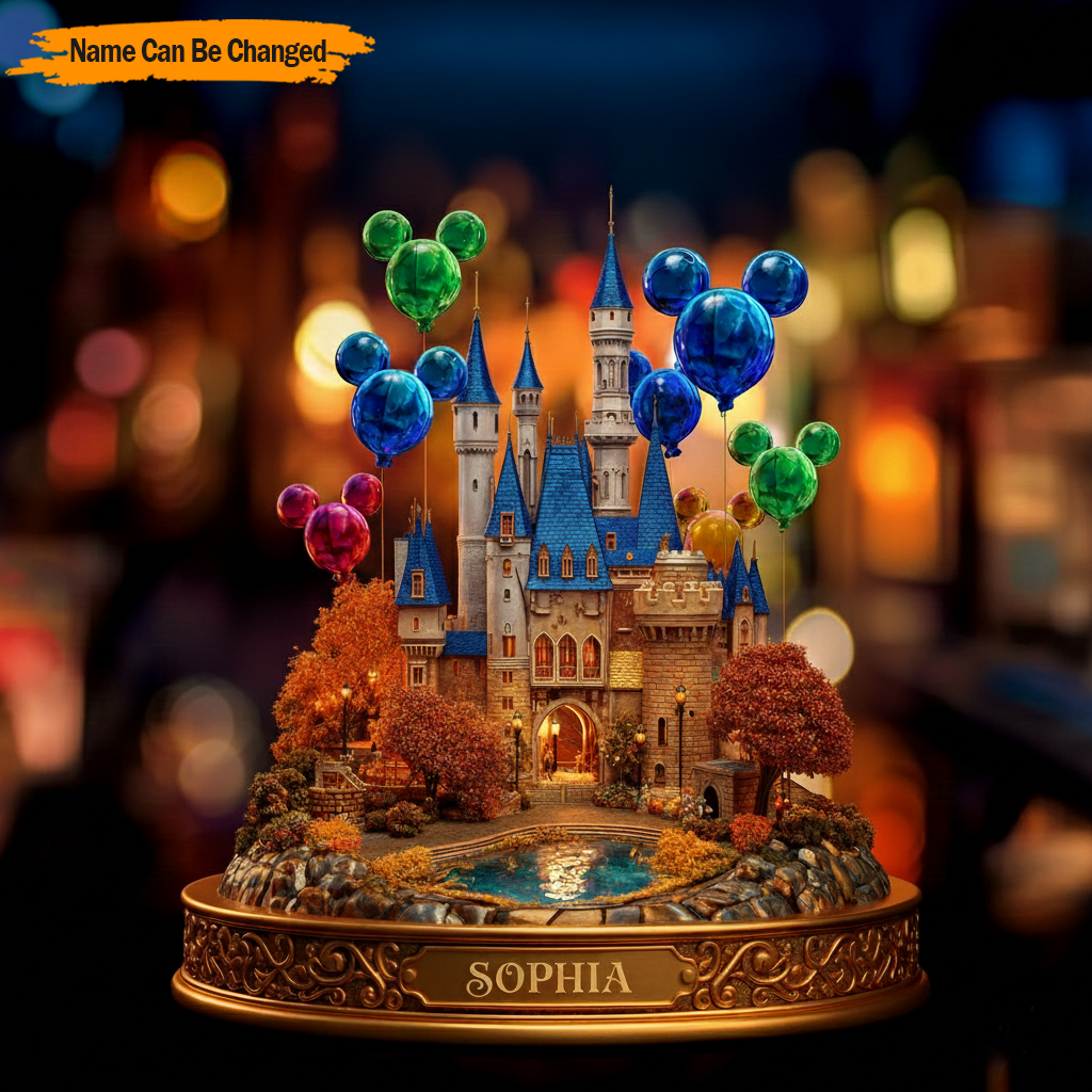 Enchanted Castle – Personalized Fantasy Acrylic Plaque – Soumora Brand